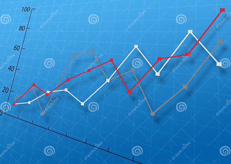 Business Graph stock illustration. Illustration of bonds - 849561