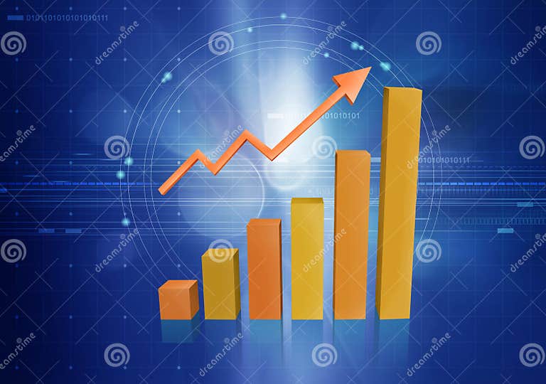 Business Graph stock photo. Image of report, development - 9840240