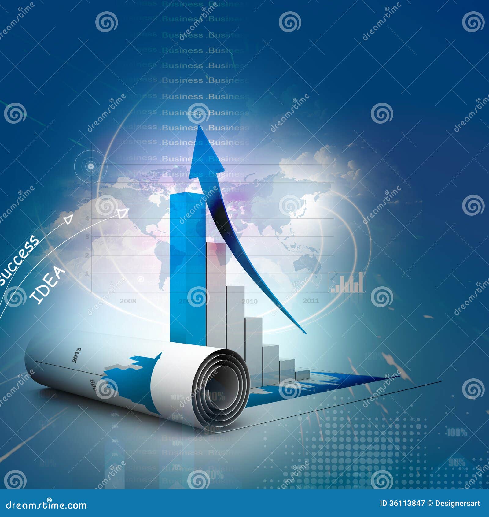 Business graph stock illustration. Illustration of graph - 36113847