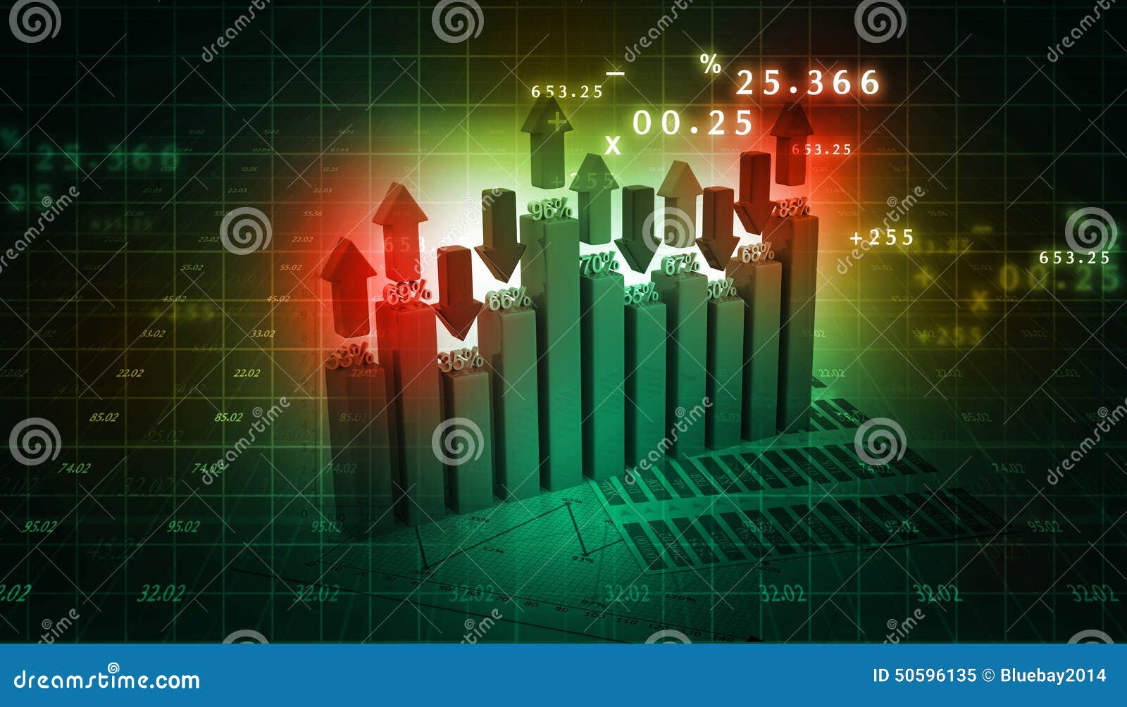 Business Graph stock illustration. Illustration of business - 50596135