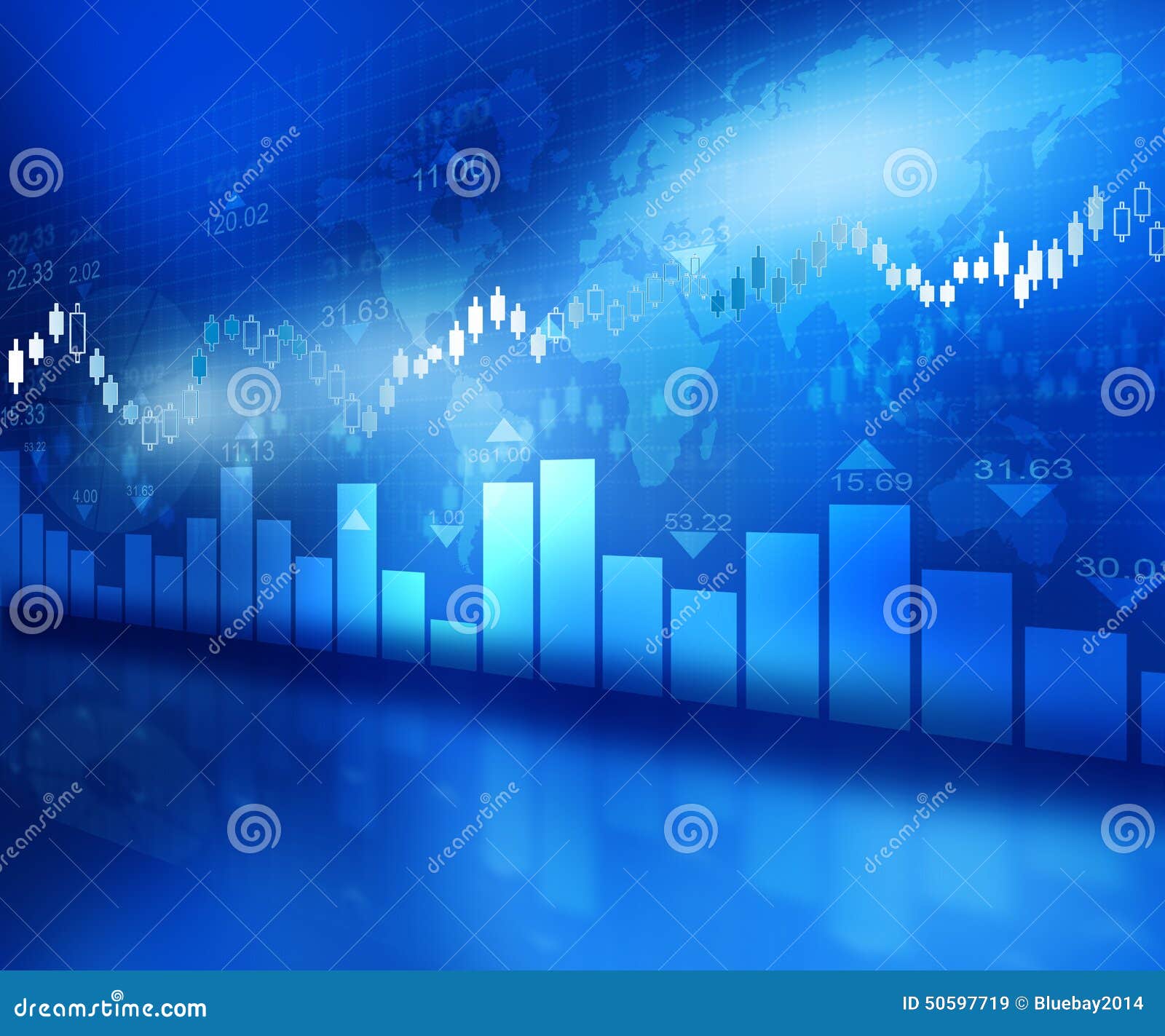 Business Graph stock illustration. Illustration of economical - 50597719