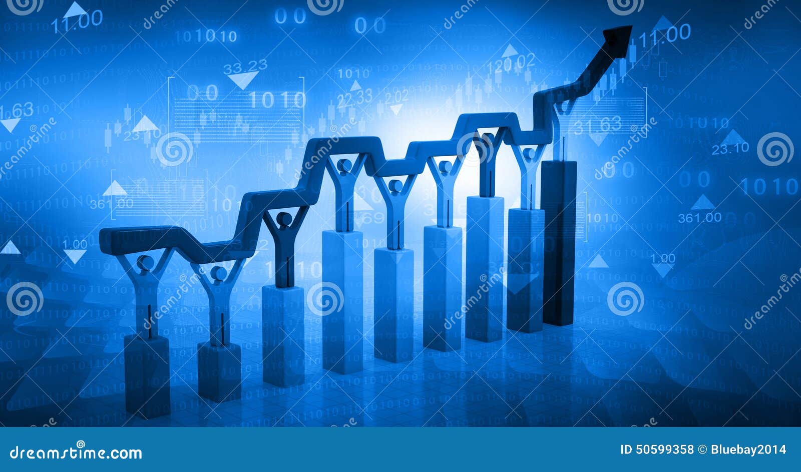 Business Graph stock photo. Image of chart, achieve, people - 50599358