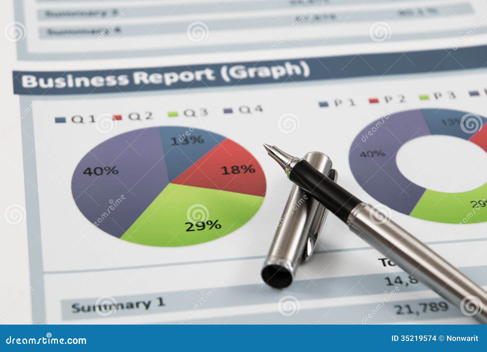Graph Analysis Royalty-Free Stock Photography | CartoonDealer.com #981875