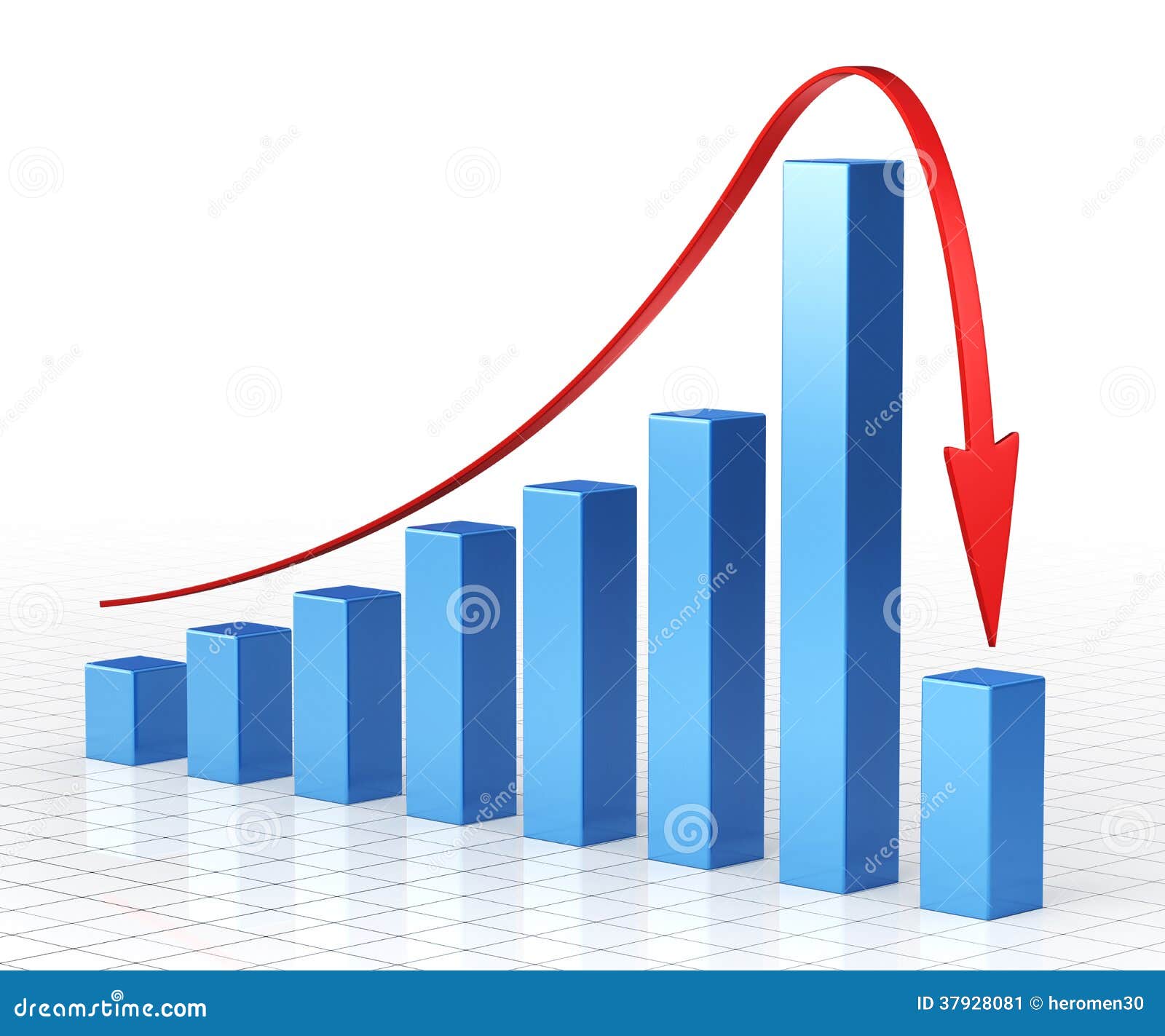 Business Graph Bar stock illustration. Illustration of report - 37928081