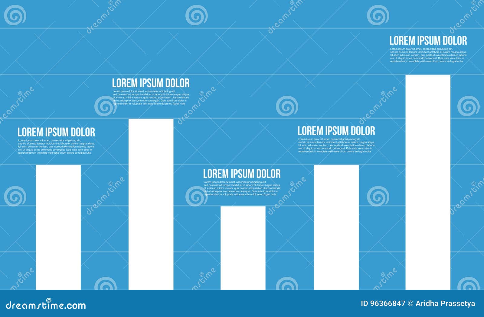 Business Graph Blue Background Design Stock Vector - Illustration of ...