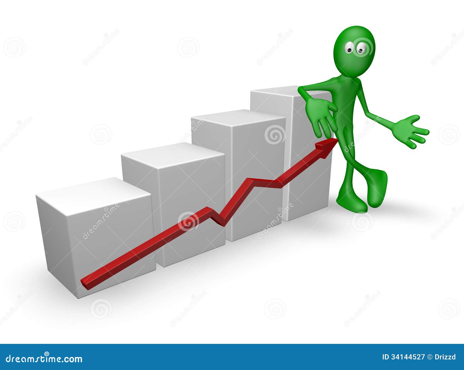 Business graph stock illustration. Illustration of corporate - 34144527