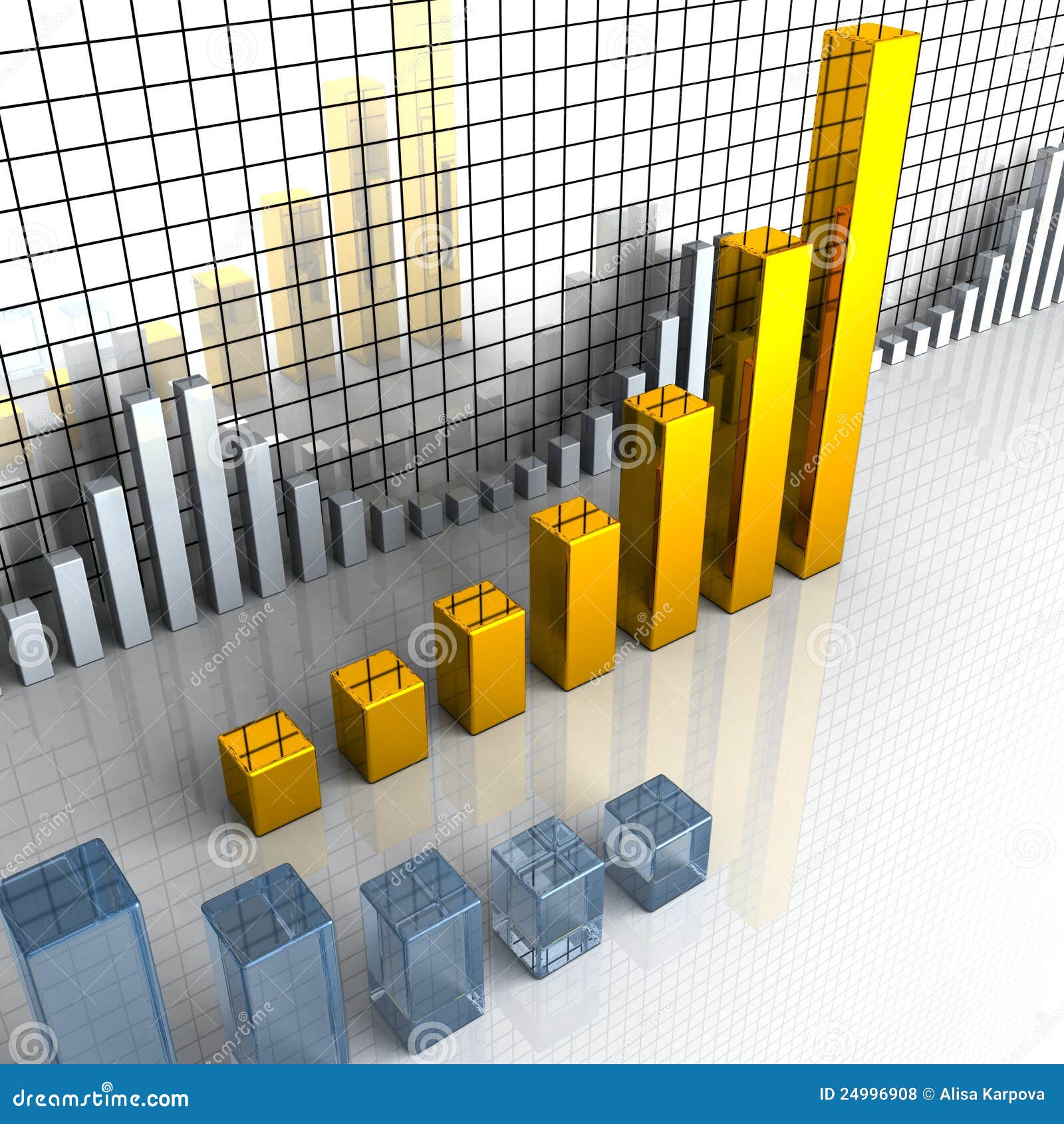 Business Graph, Chart, Diagram, Bar Stock Illustration - Illustration ...
