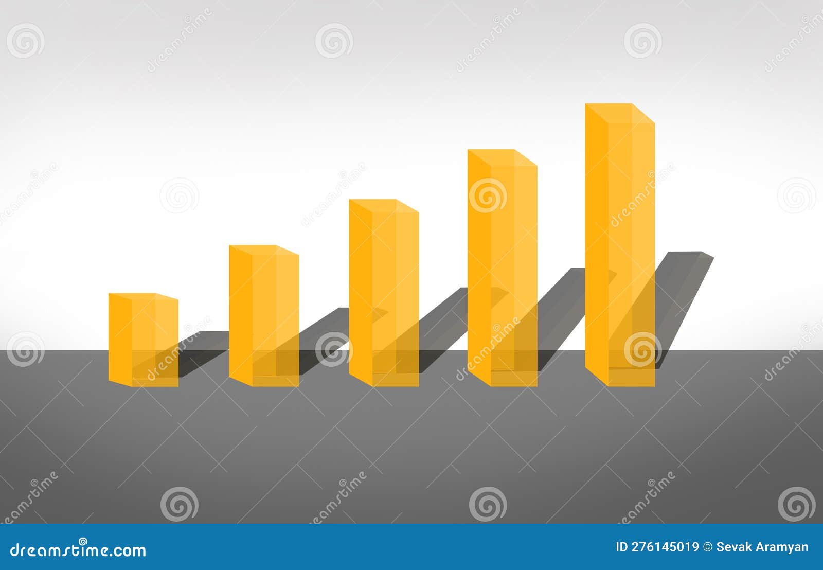Business Graph Chart Over White Background Stock Image - Image of white ...
