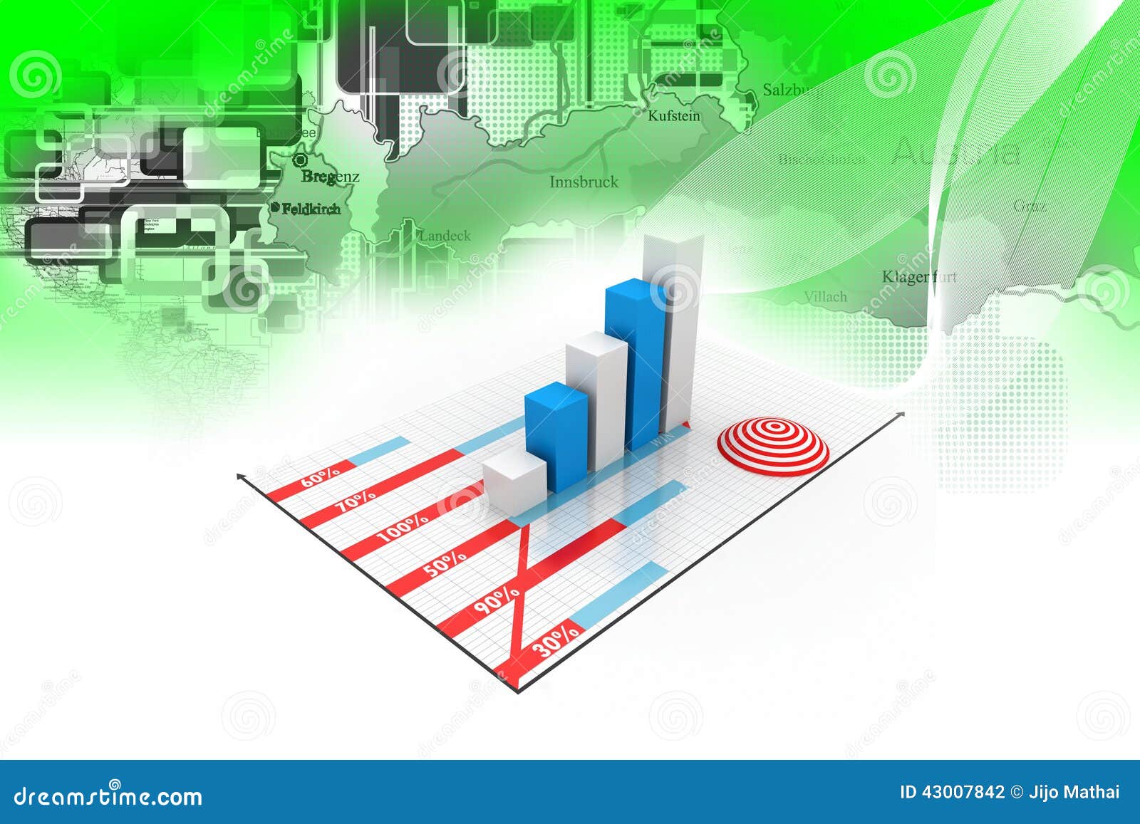 Business graph stock illustration. Illustration of calculation - 43007842
