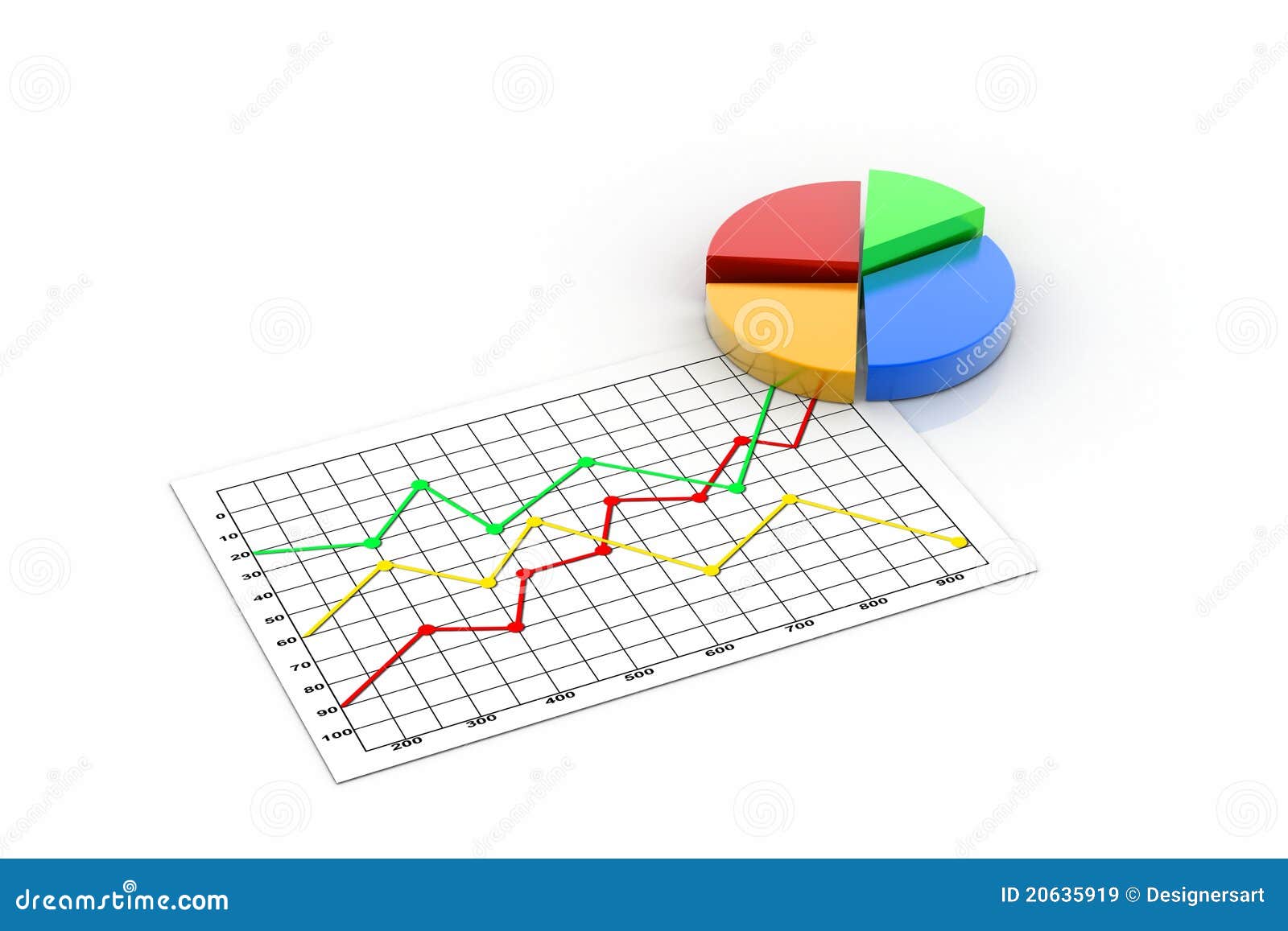 Business graph concept stock illustration. Illustration of accounting ...