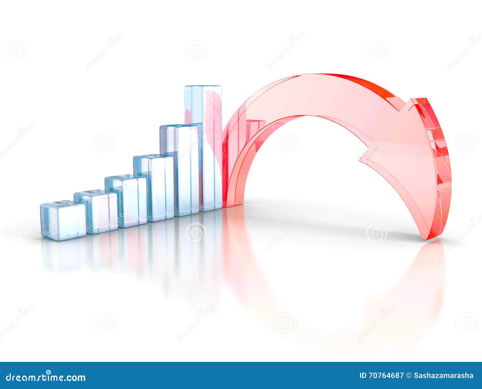 Graph Decline Cartoon Vector | CartoonDealer.com #67743027