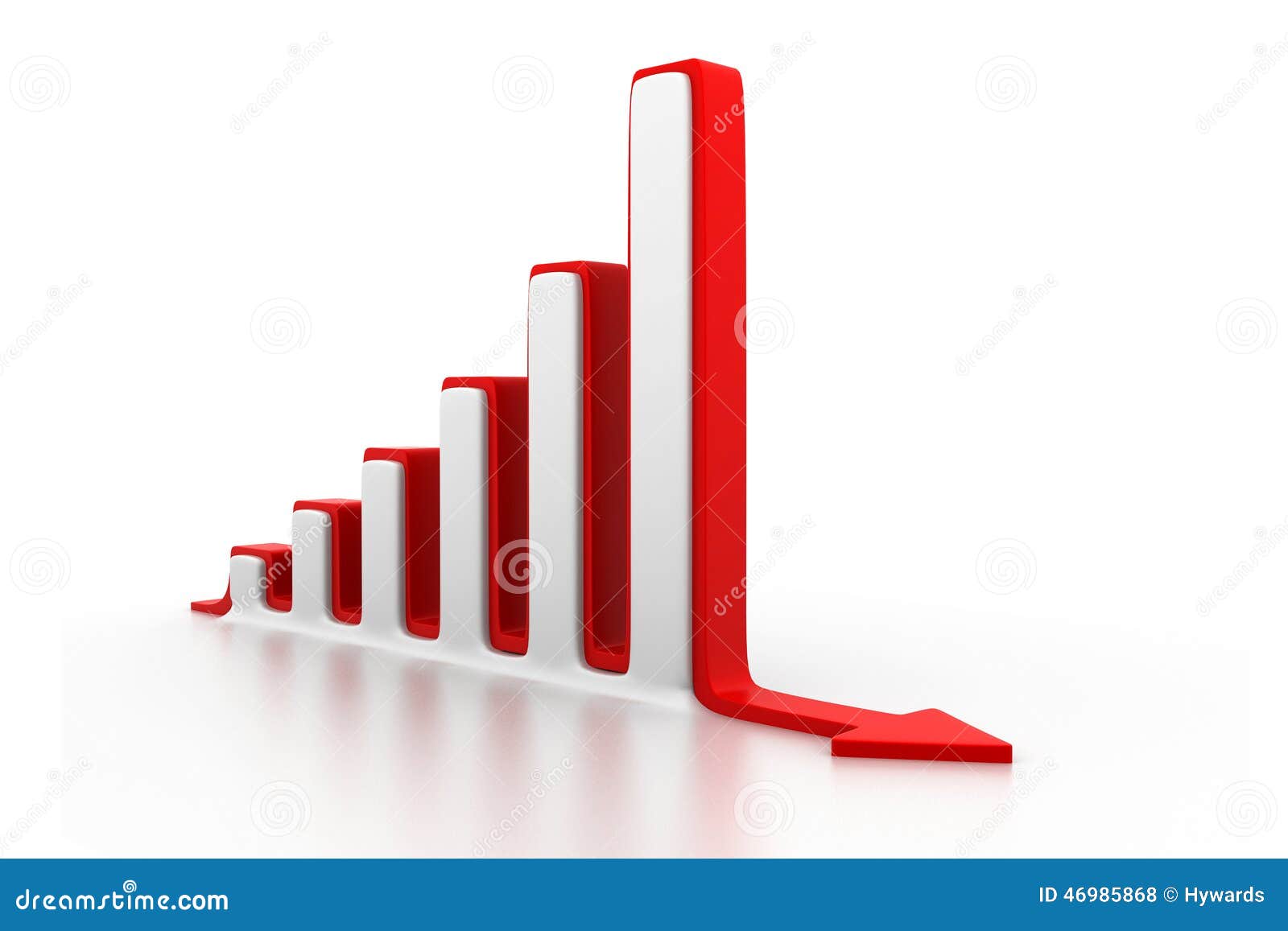 Graph Decline Cartoon Vector | CartoonDealer.com #67743027