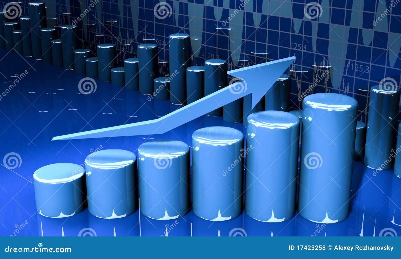 Business Graph, Diagram, Chart Graphic Stock Illustration ...
