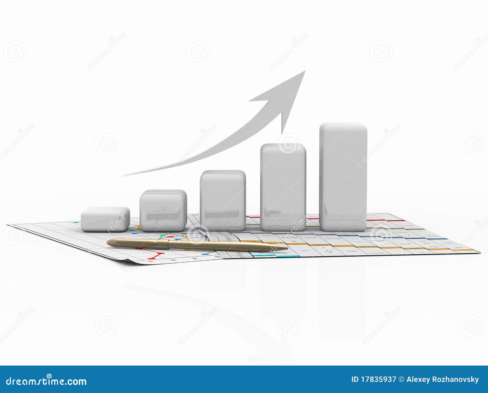 Business Graph, Diagram, Chart, Graphic Stock Illustration ...