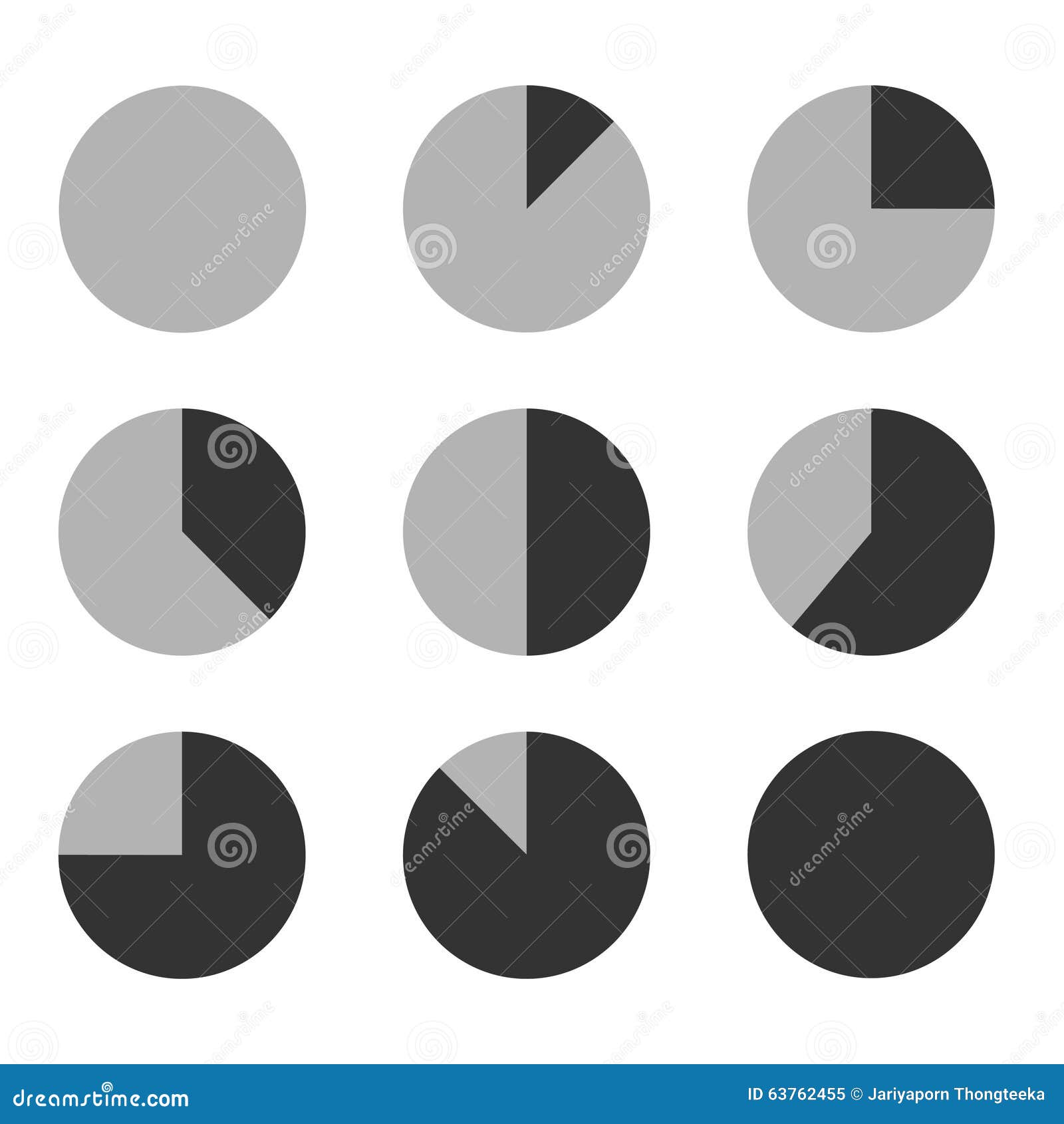 Business Graph Diagram Chart Icon Set for Design Presentation in , Pie ...