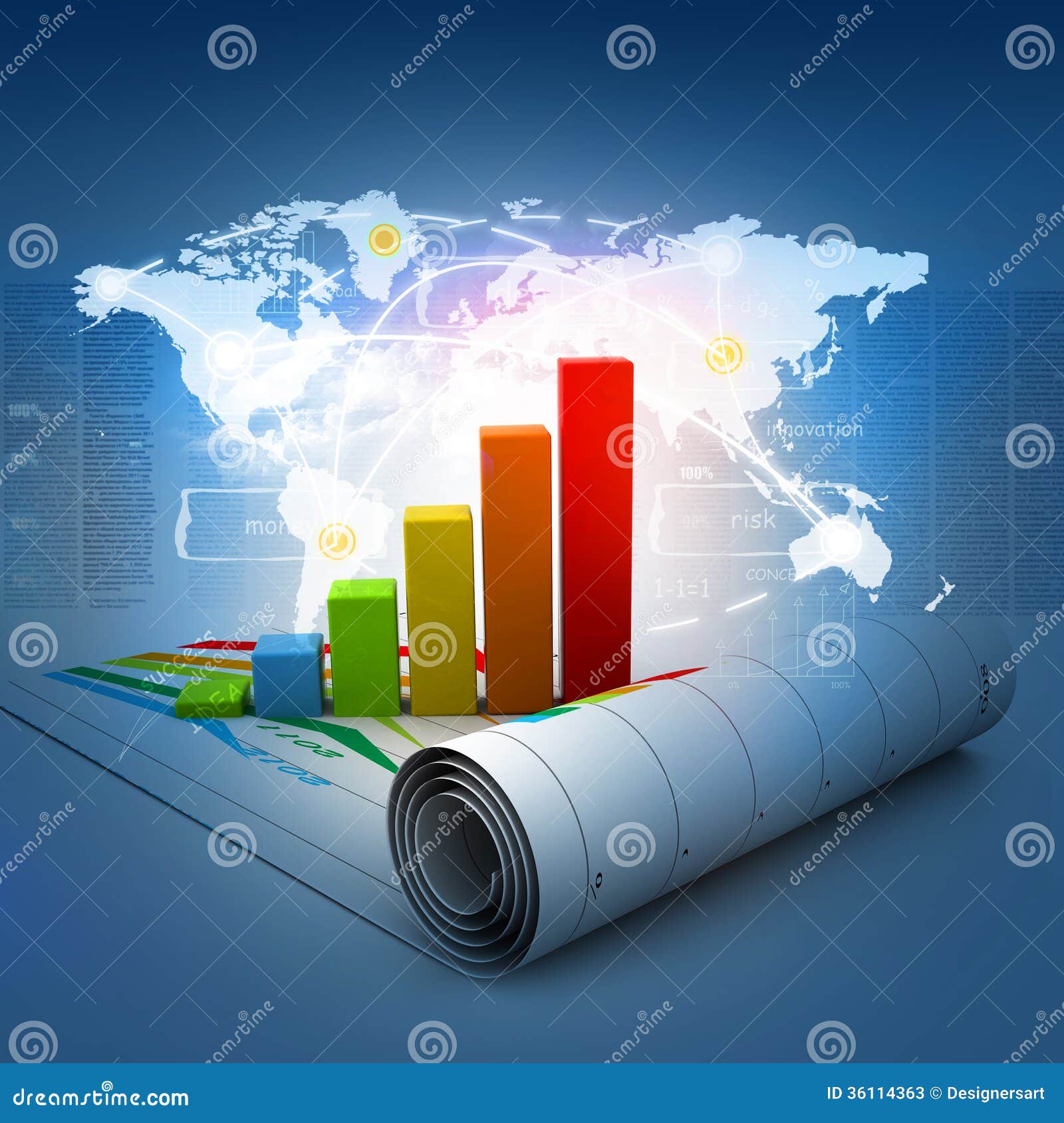 Business graph stock illustration. Illustration of competition - 36114363