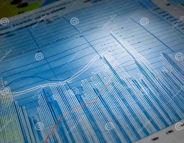 Business Graph Displaying Data Trends, Illustrating Analytics ...
