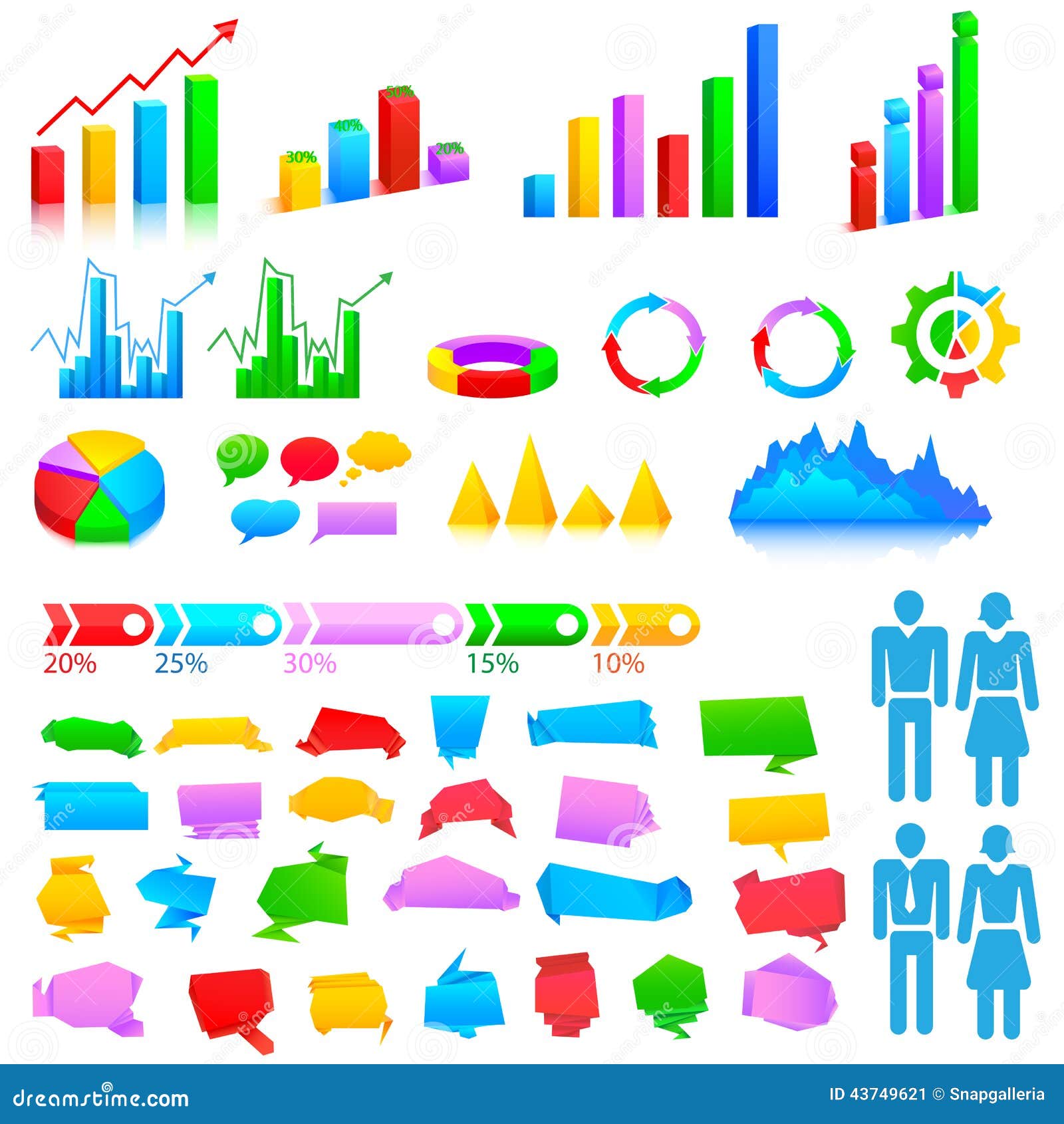 Business Graph stock vector. Illustration of information - 43749621