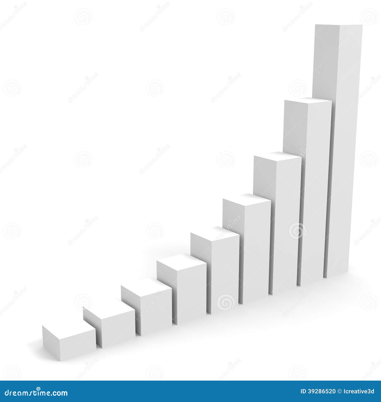 Business graph growing up. stock illustration. Illustration of graphic ...