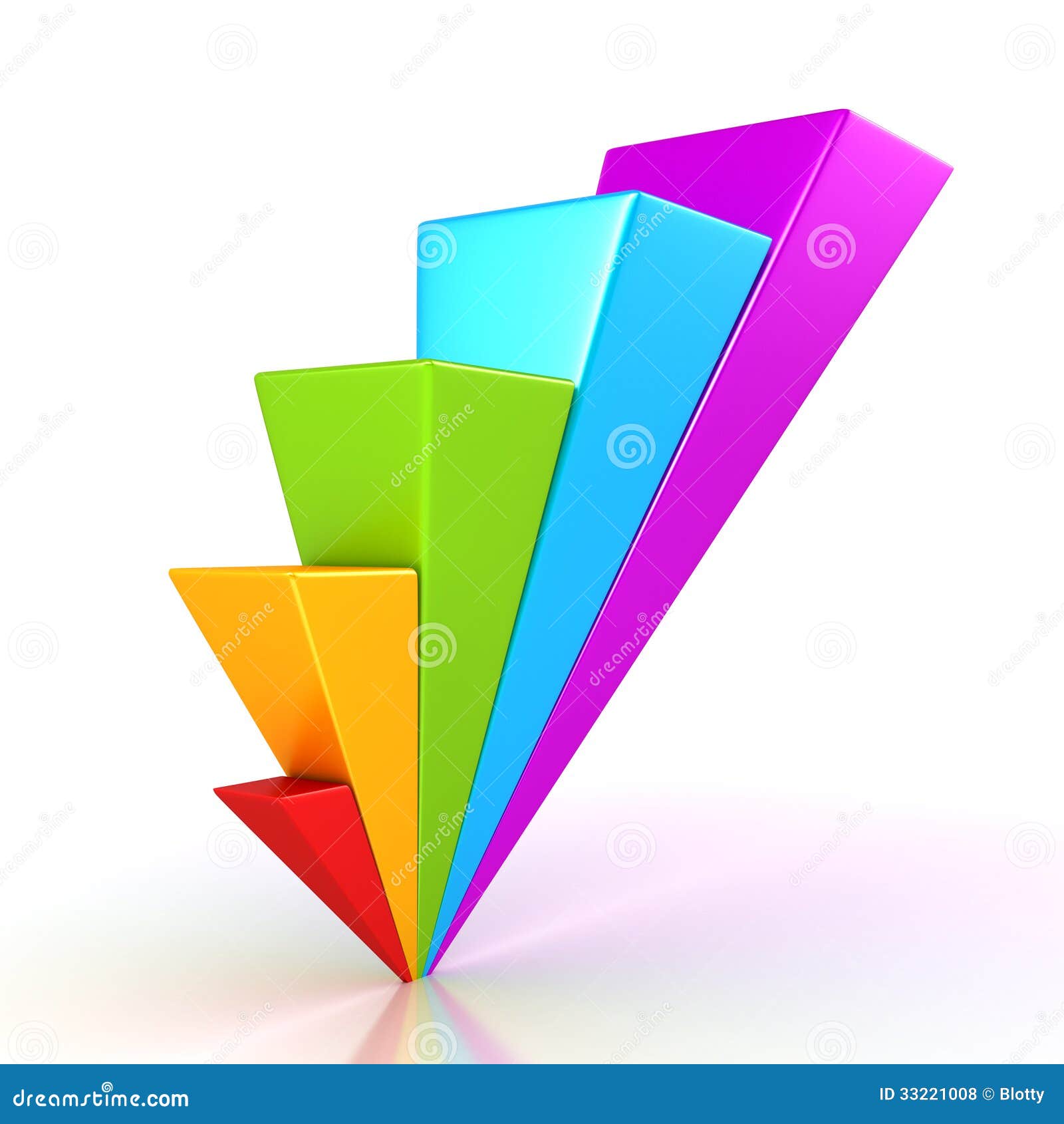 Graph Growth And Increase Of Chart Positive Indicators Stock Photo ...