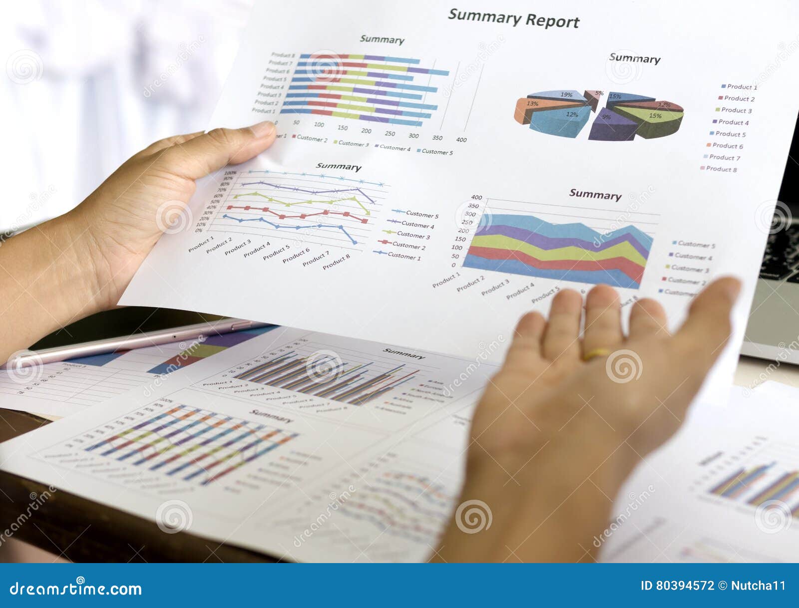 Business Graph Information Diagram, Teamwork. Stock Photo - Image of ...