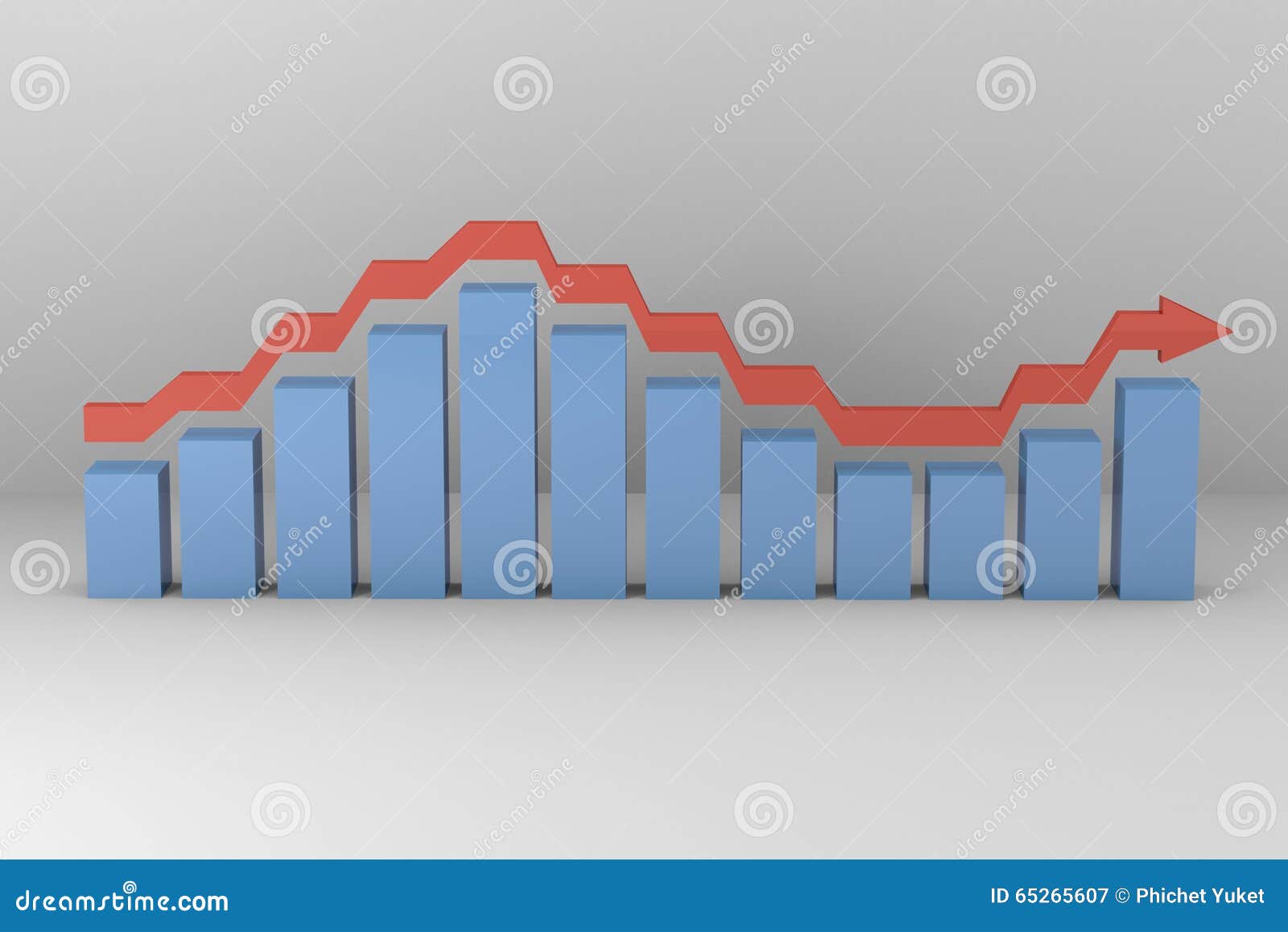 Business graph stock illustration. Illustration of balance - 65265607