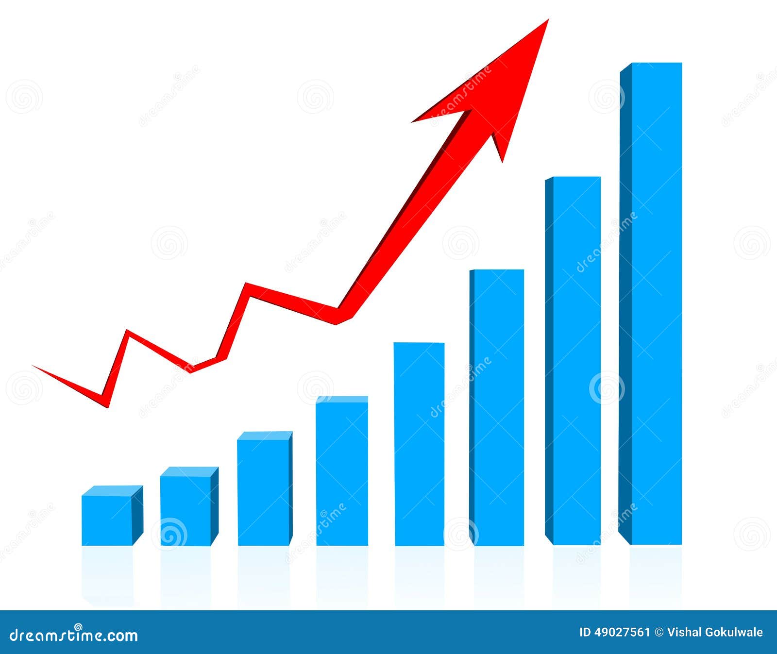 Business graph stock illustration. Illustration of data - 49027561