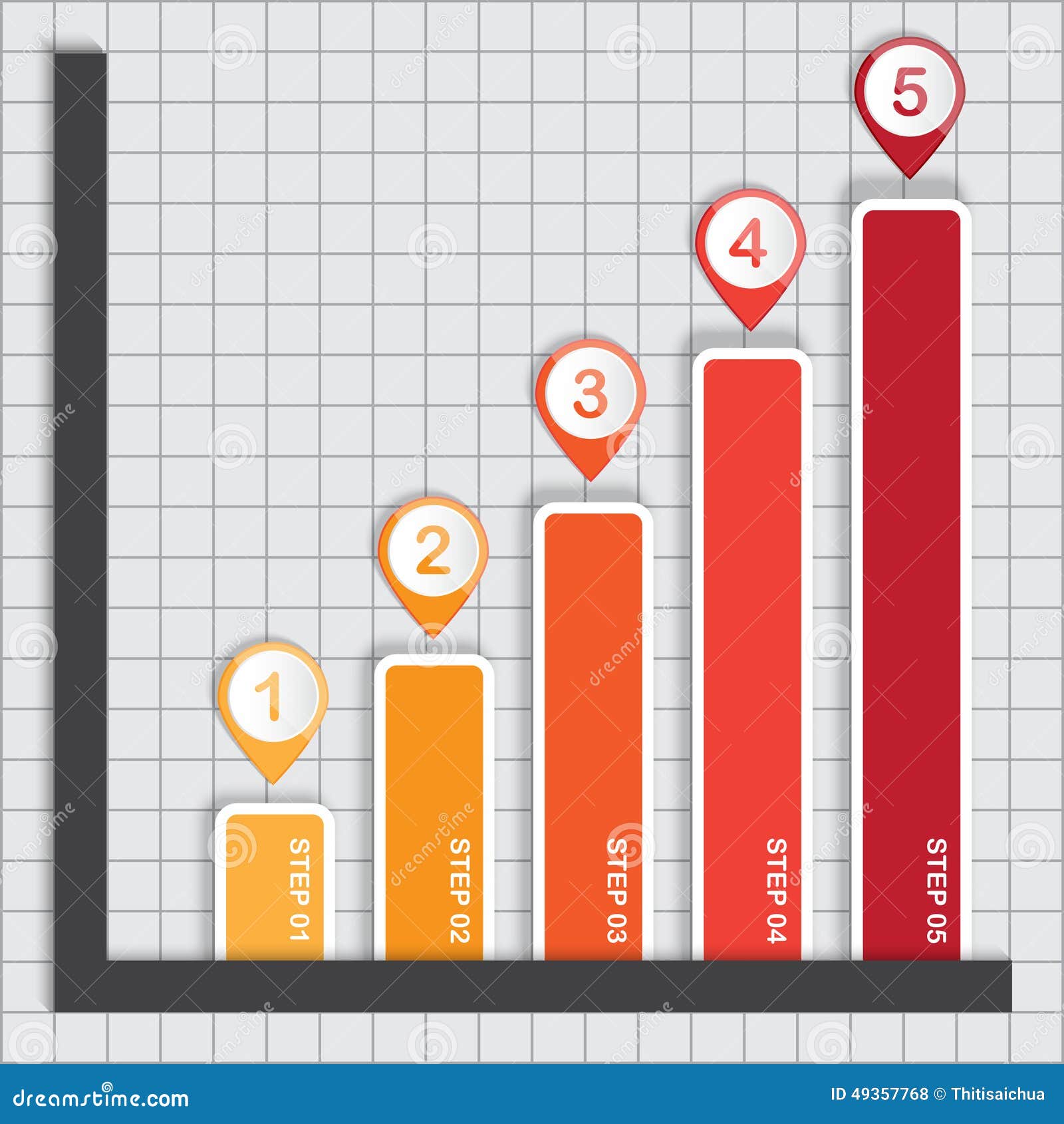 Graph Rising Logo Design With Tagline & Front And Back Busienss Card ...