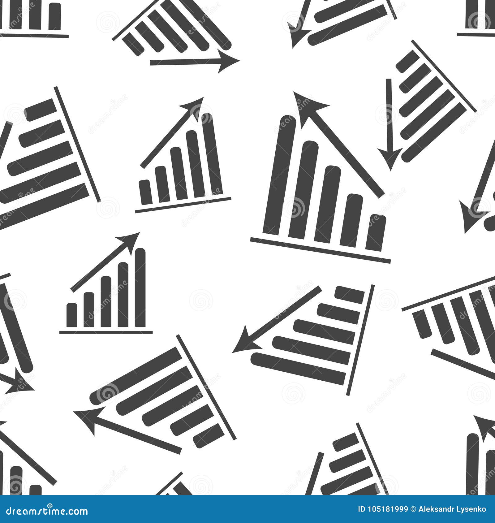 Graph Seamless Pattern Vector | CartoonDealer.com #157259822