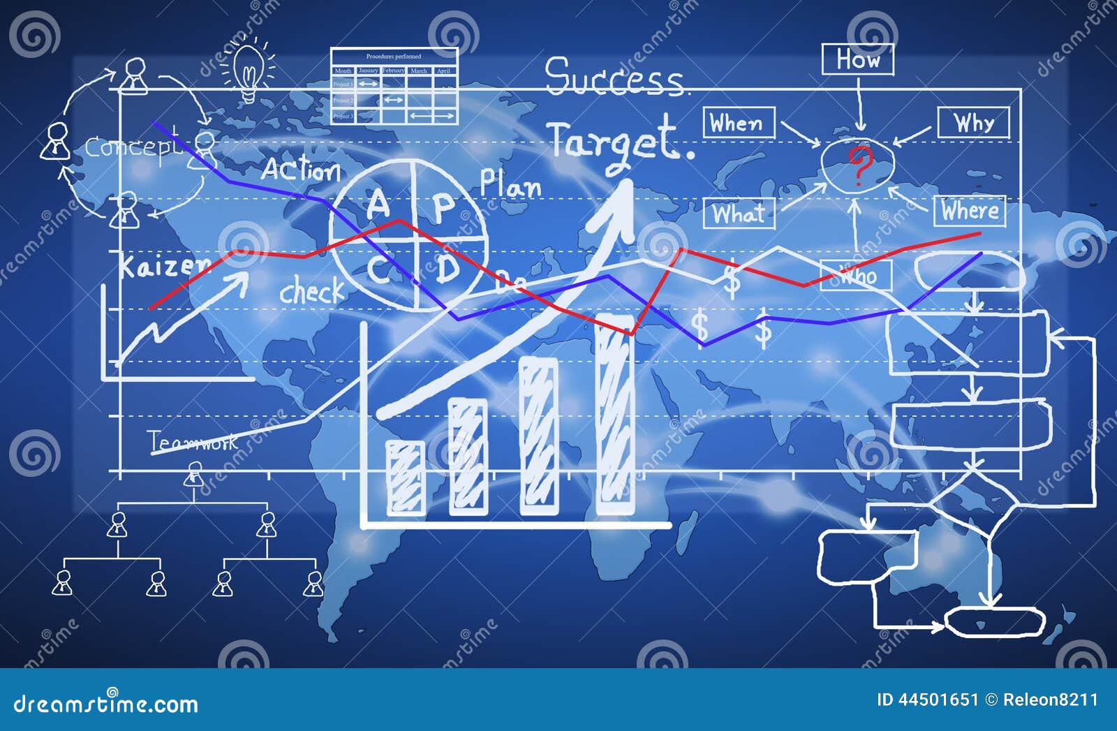 Business graph stock illustration. Illustration of economic - 44501651