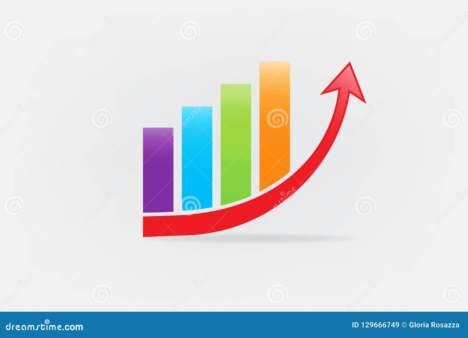 Business Graph Statistics Growth Sales Logo Icon Vector Image Stock ...