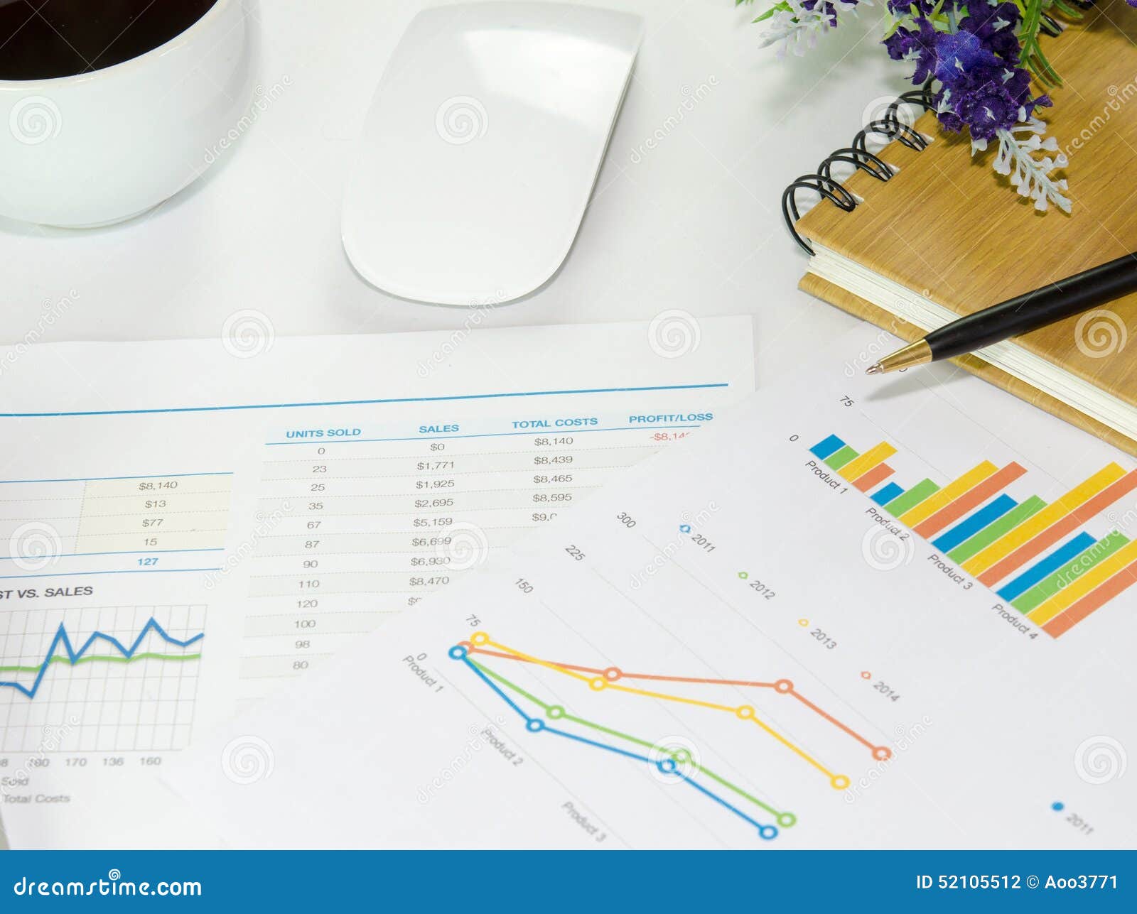 Business graph stock photo. Image of analysis, exchange - 52105512