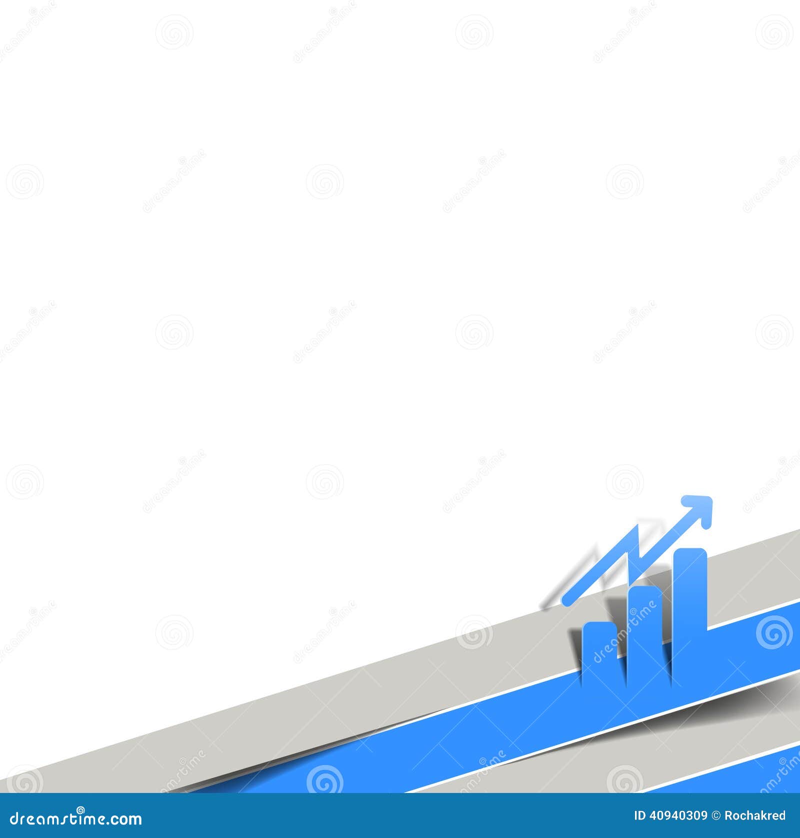 Business Graph Template Design Stock Vector - Illustration of ...