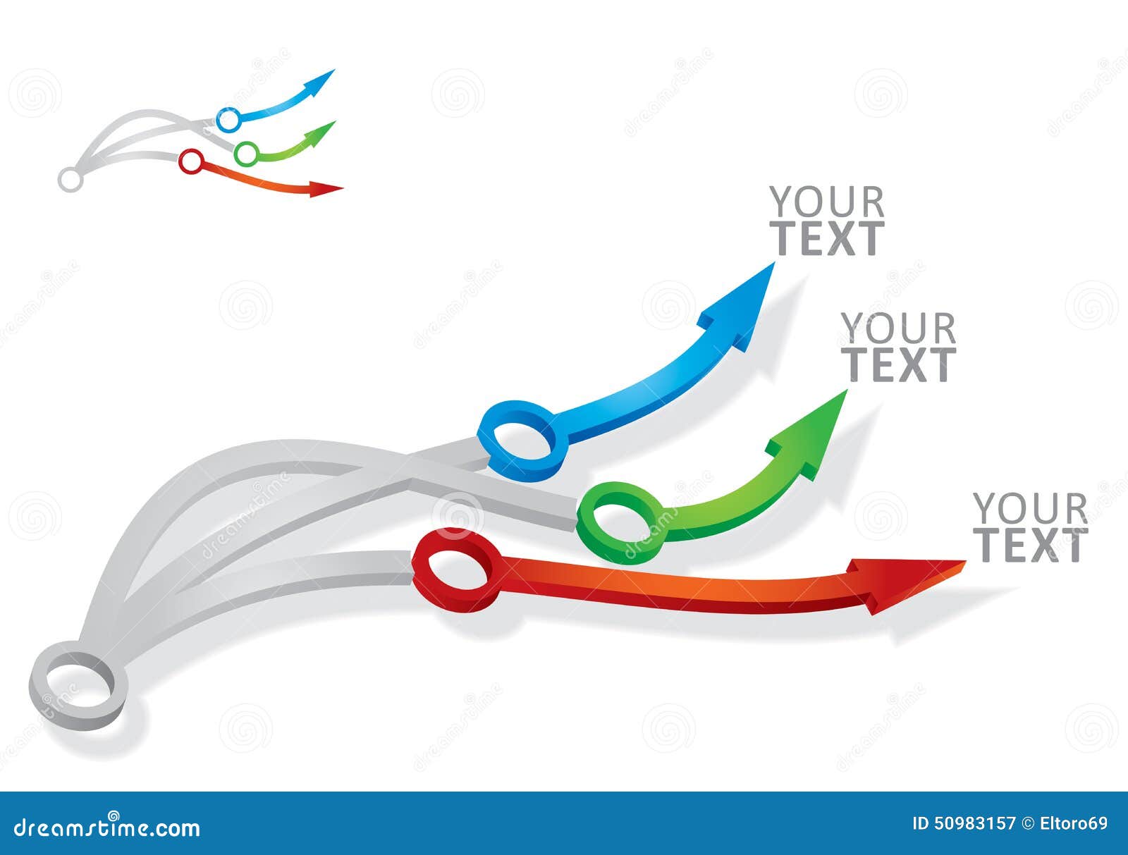 Business graph template stock vector. Illustration of management - 50983157