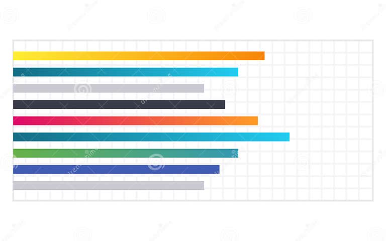 Business Graph. Vector Flat Design Infographic Element. Bar Chart or ...