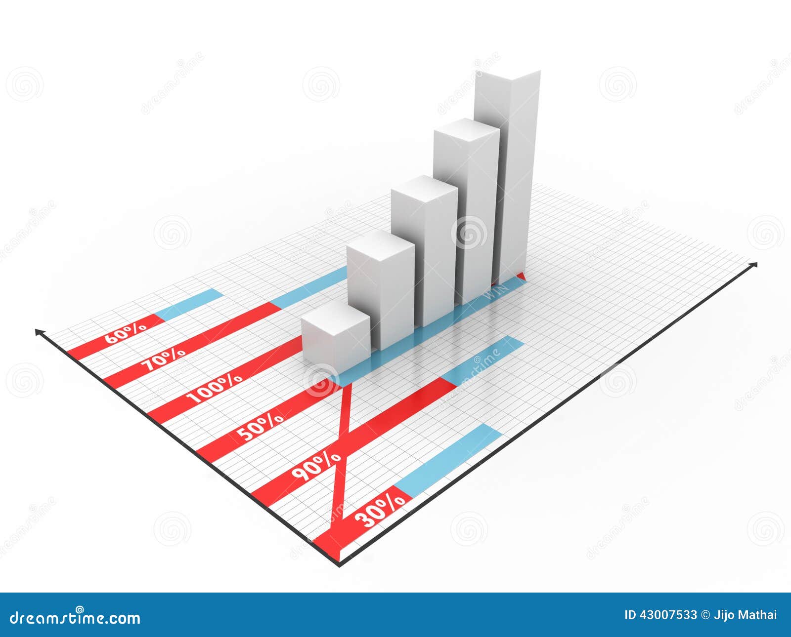 Business graph stock illustration. Illustration of competition - 43007533