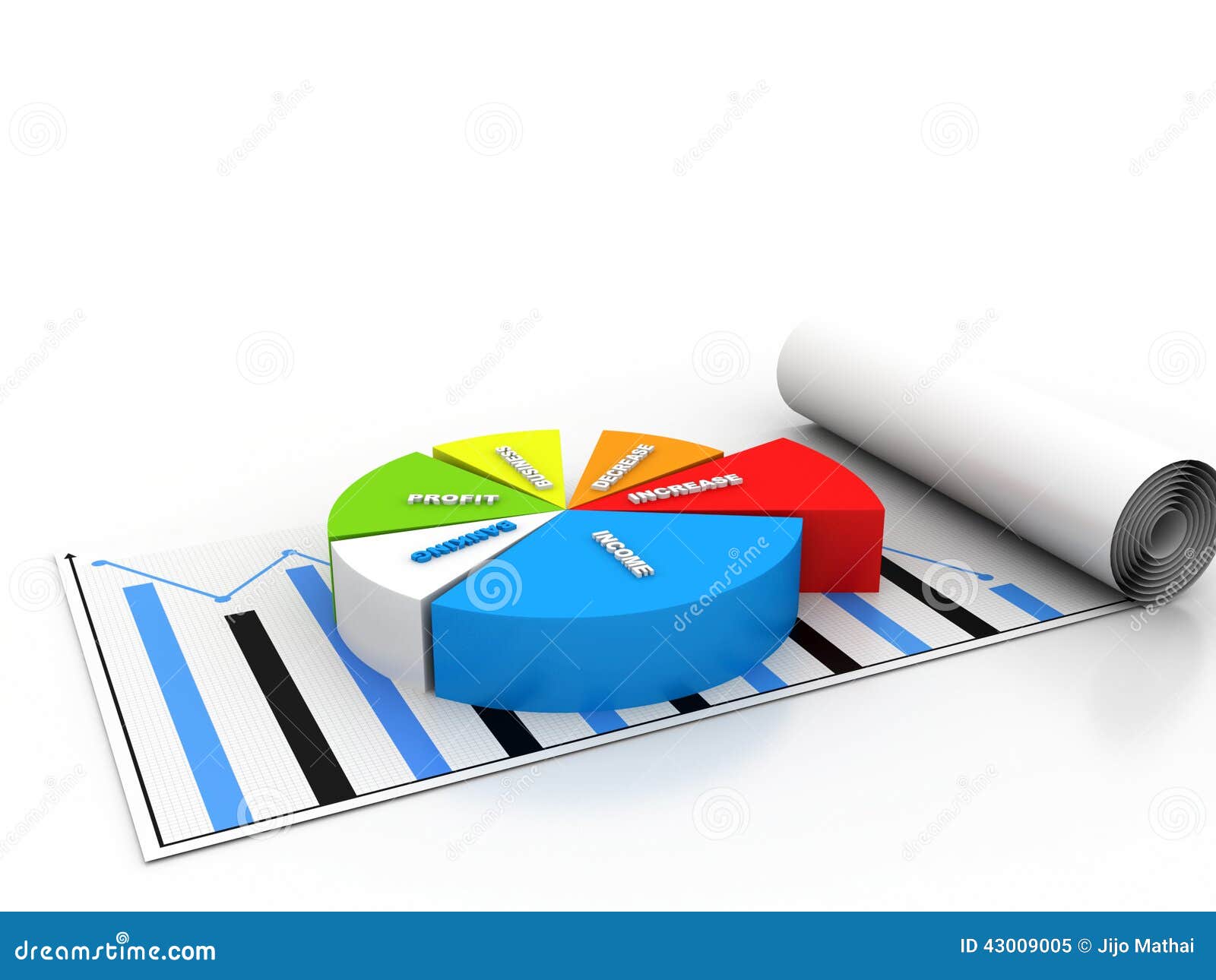 Business graph stock illustration. Illustration of analyst - 43009005