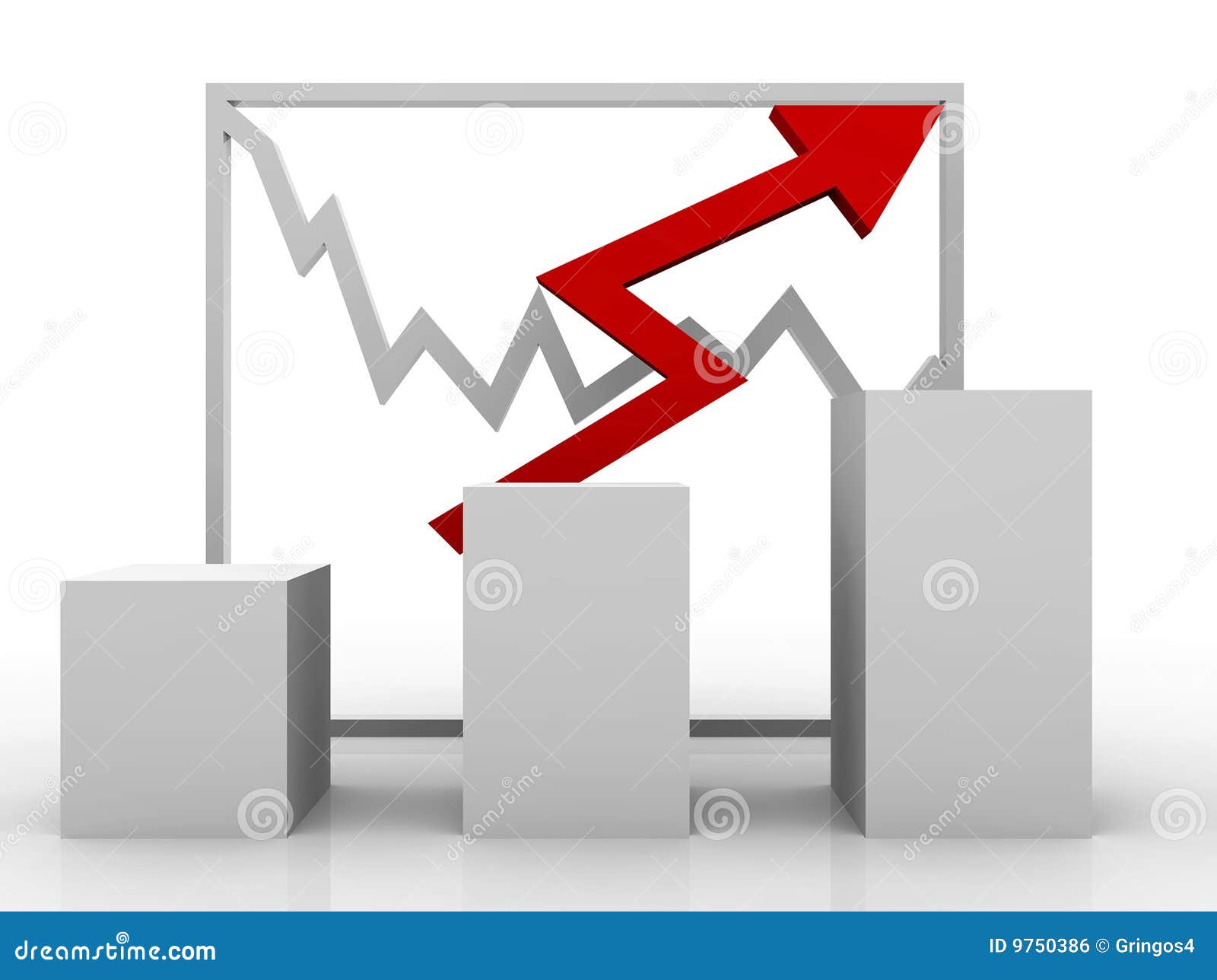 Business Graphic and Stock Rates Stock Illustration - Illustration of ...