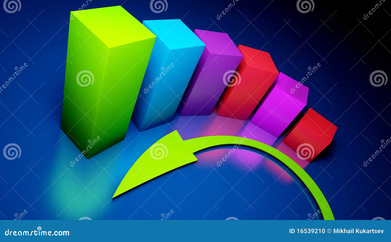 Business graphics stock illustration. Illustration of commerce - 16539210