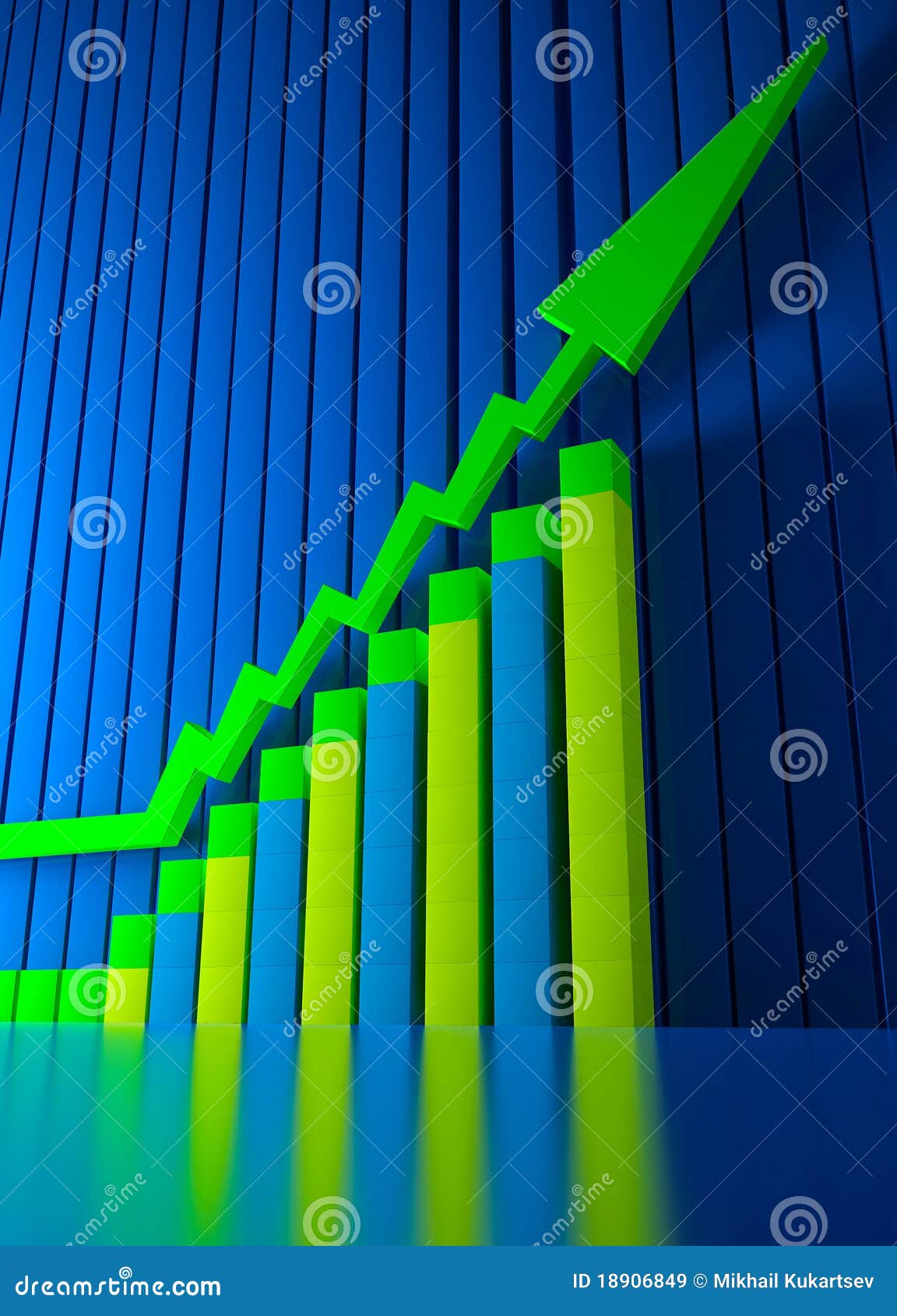 Business Graphics and Forex Indicators Stock Illustration ...