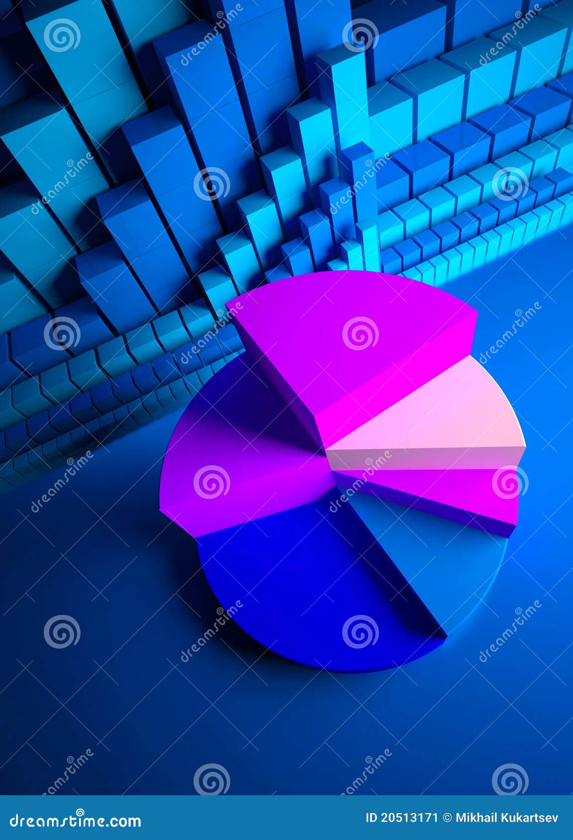 Business Graphics and Forex Indicators Stock Illustration ...