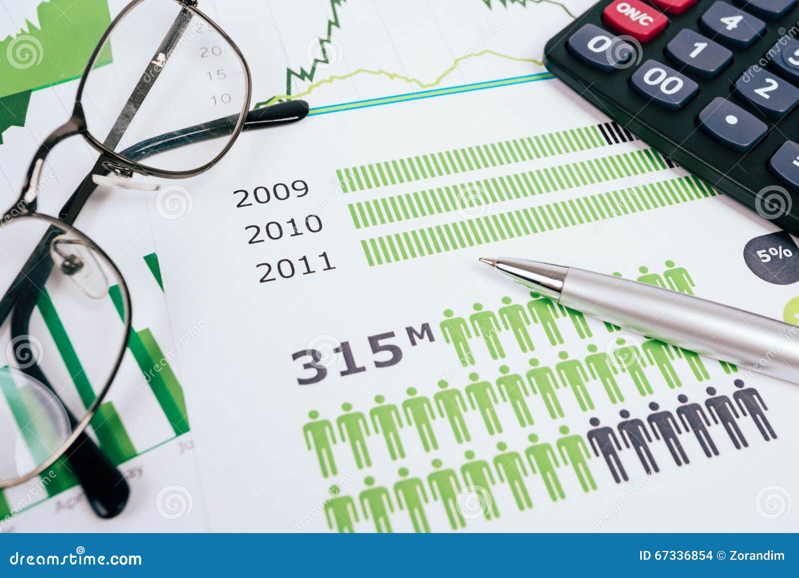 Business graphs and charts stock photo. Image of graphs - 67336854