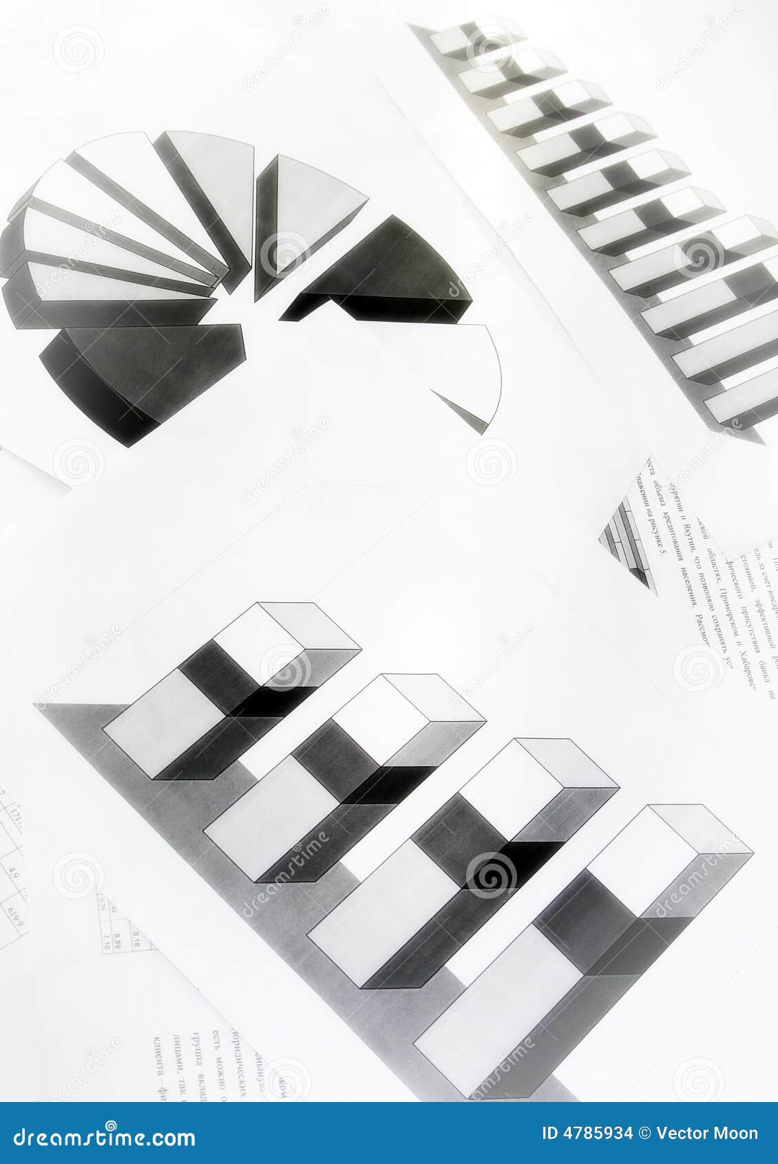 Business Graphs on the Office Stock Photo - Image of closeup, graph ...