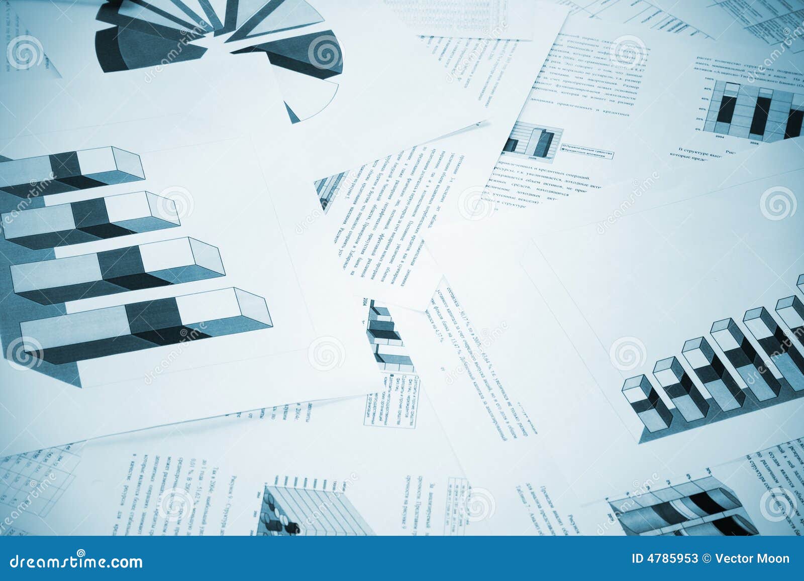 Business Graphs on the Office Stock Image - Image of paper, date: 4785953