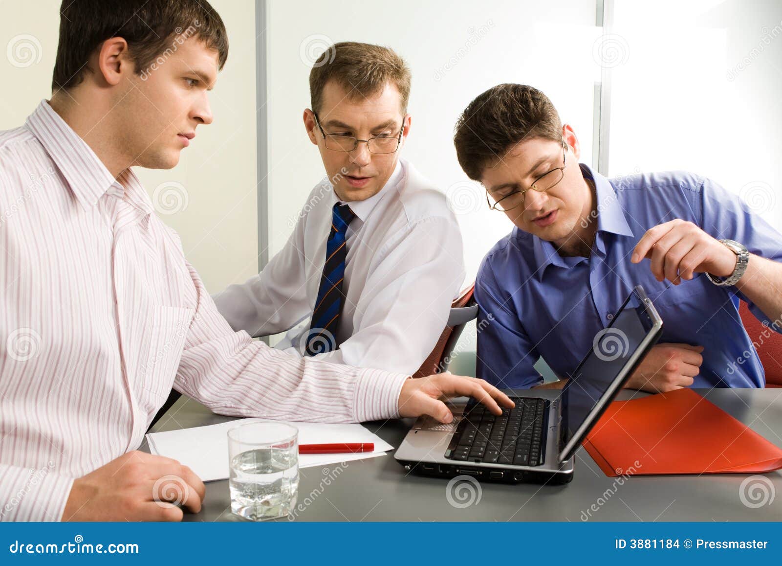Business group stock photo. Image of employee, male, negotiating - 3881184