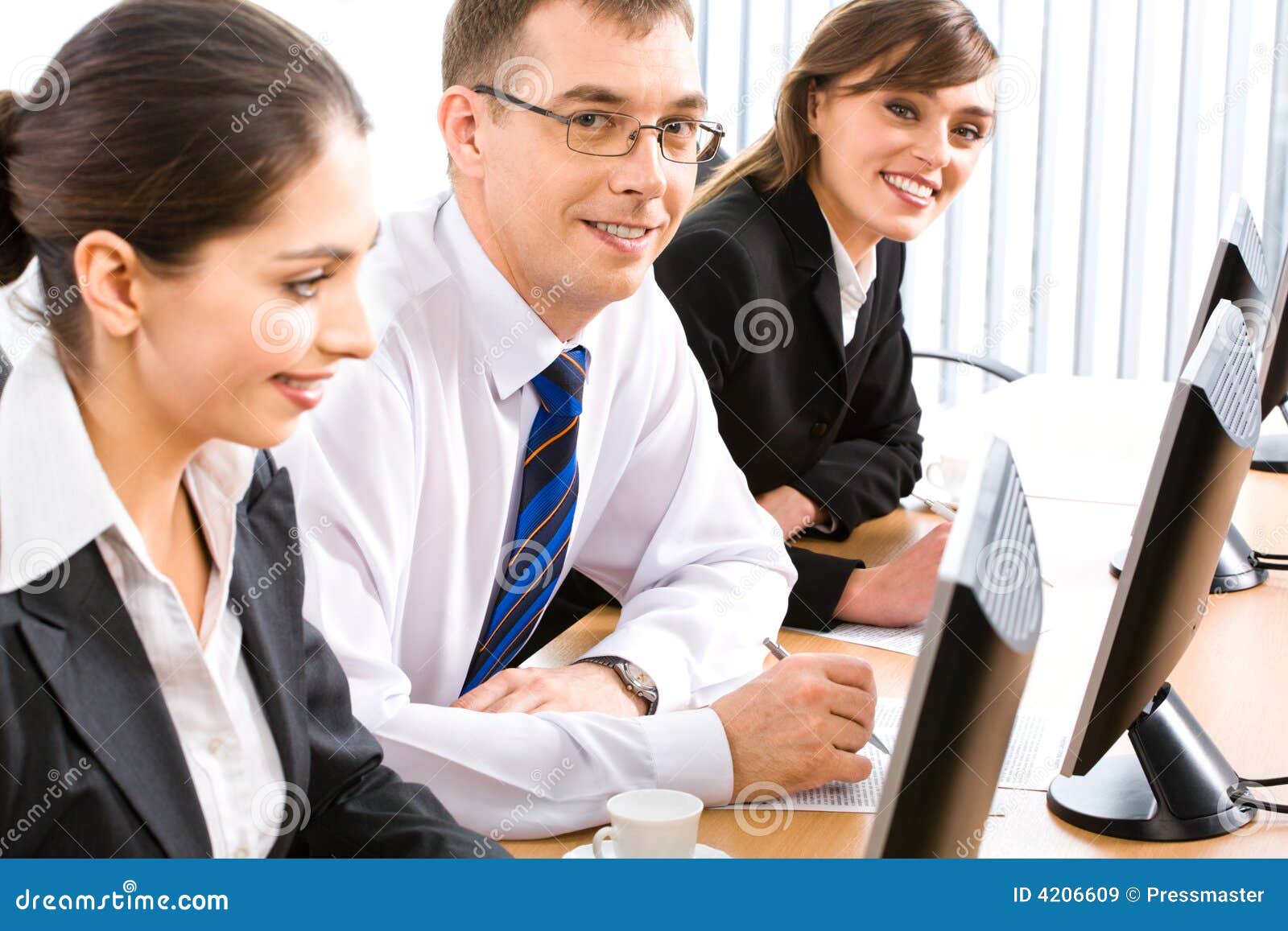 Business group stock image. Image of businesspeople, education - 4206609