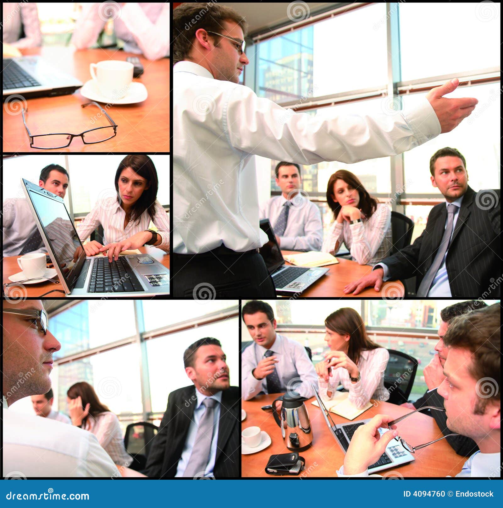 Business Group Brainstorming Collage Stock Photo - Image of collage ...