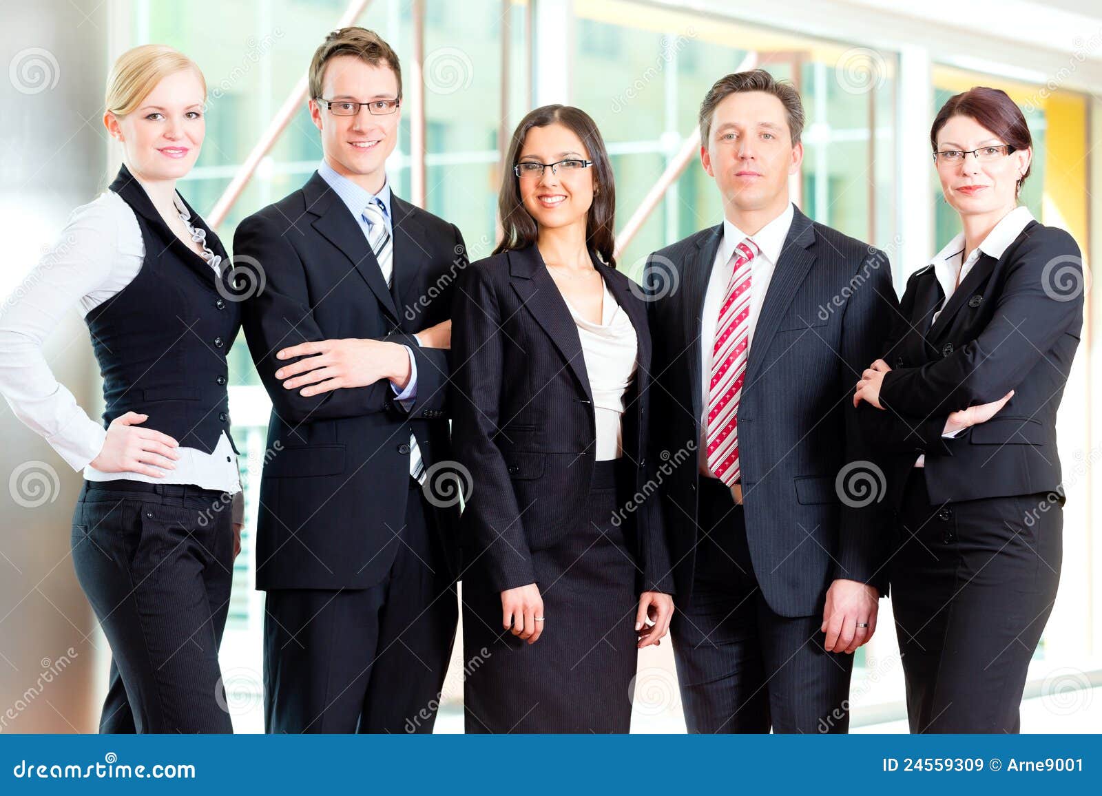 Business - Group of Businesspeople in Office Stock Image - Image of ...