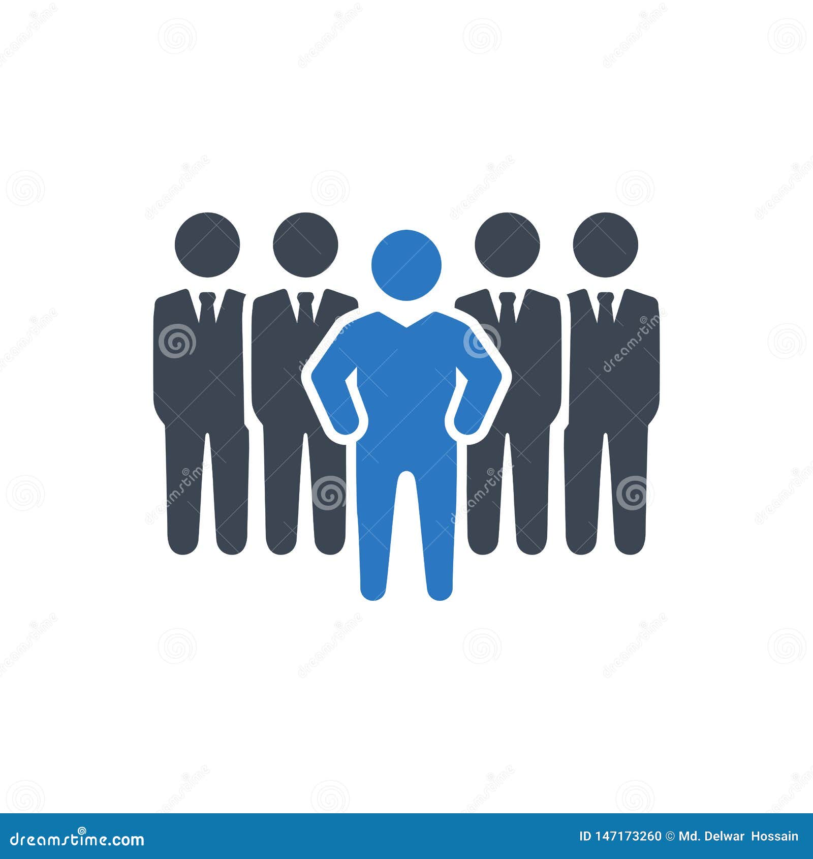 Business group icon stock vector. Illustration of team - 147173260