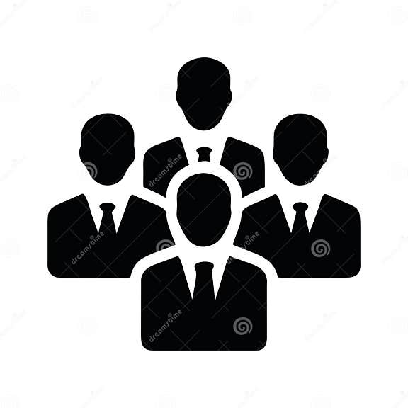 Business Group Icon Illustration Stock Illustration - Illustration of ...